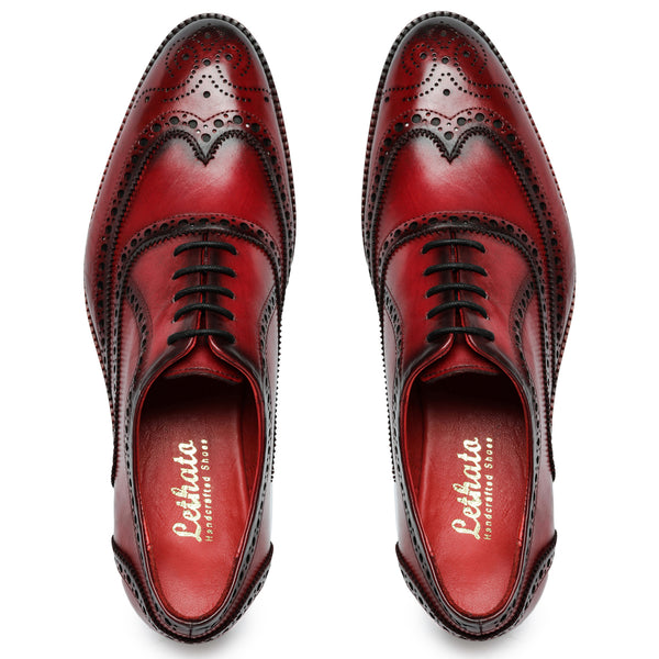Red Oxford Shoes For Women