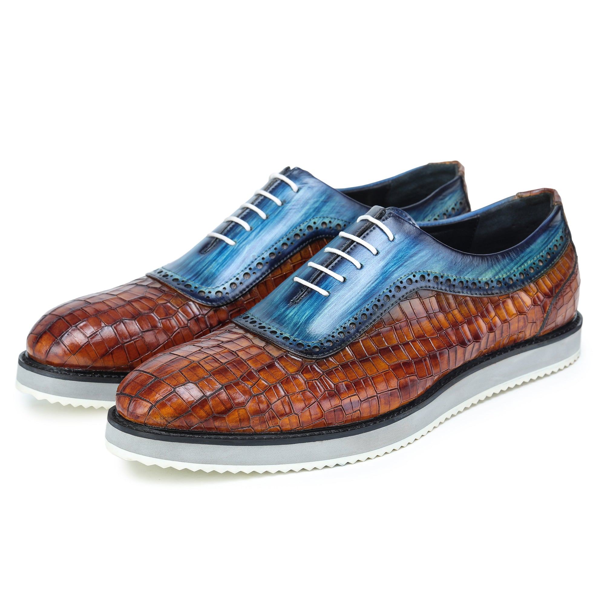 Luxury Oxford Dress Sneakers for Men | Lethato